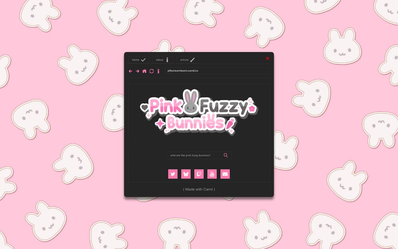 Pink Fuzzy Bunnies Stream Team